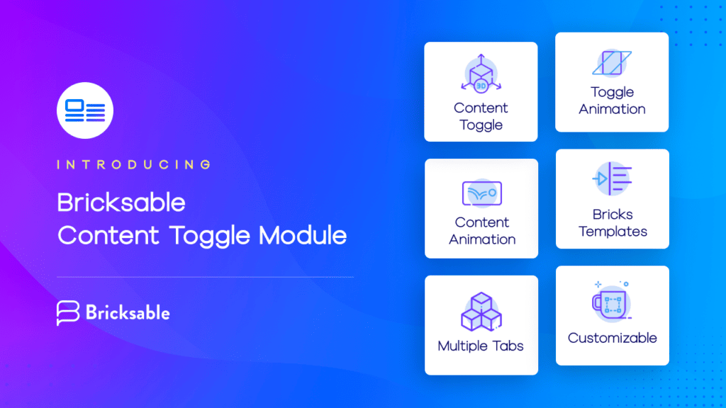 Content Toggle Element - Bricksable