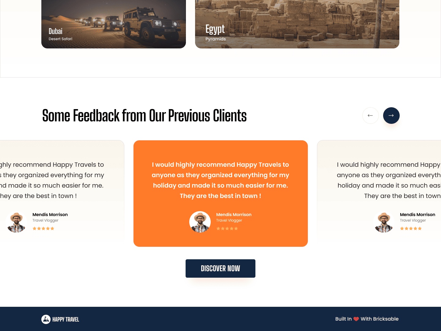 Bricksable - Travel Template