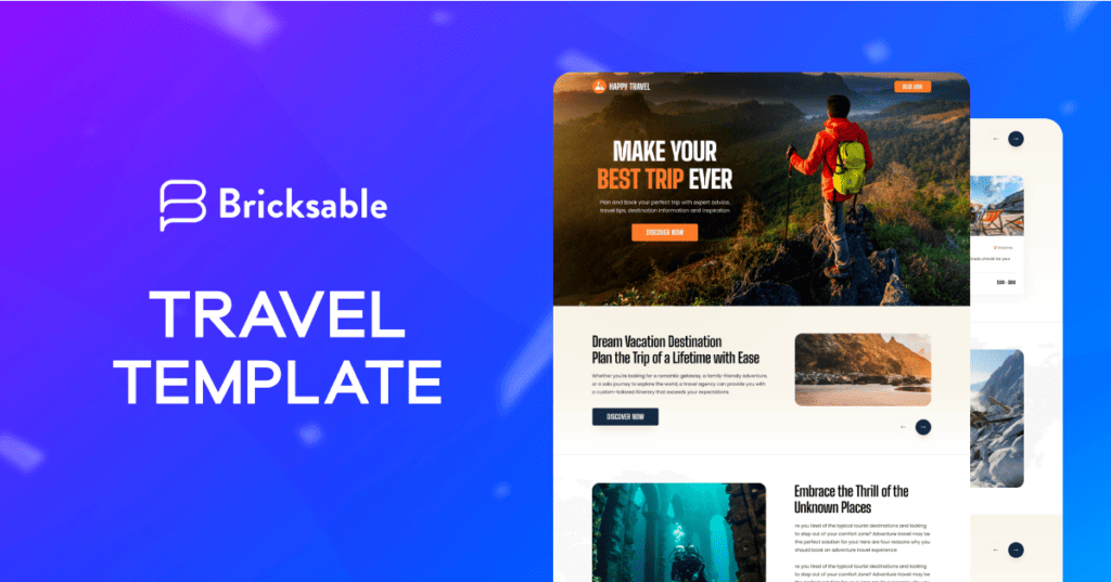 Bricksable - Travel Template