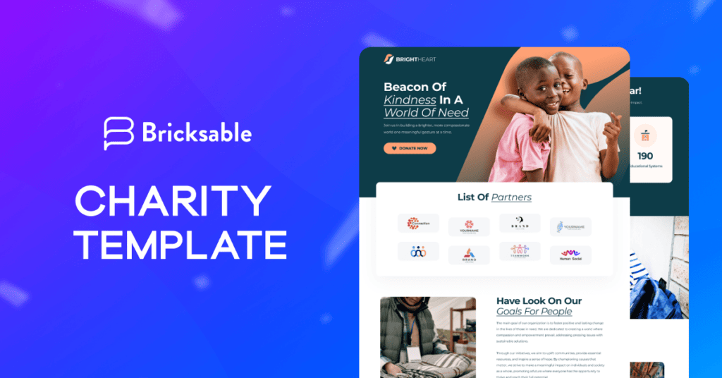 Bricksable - Online Learning Template