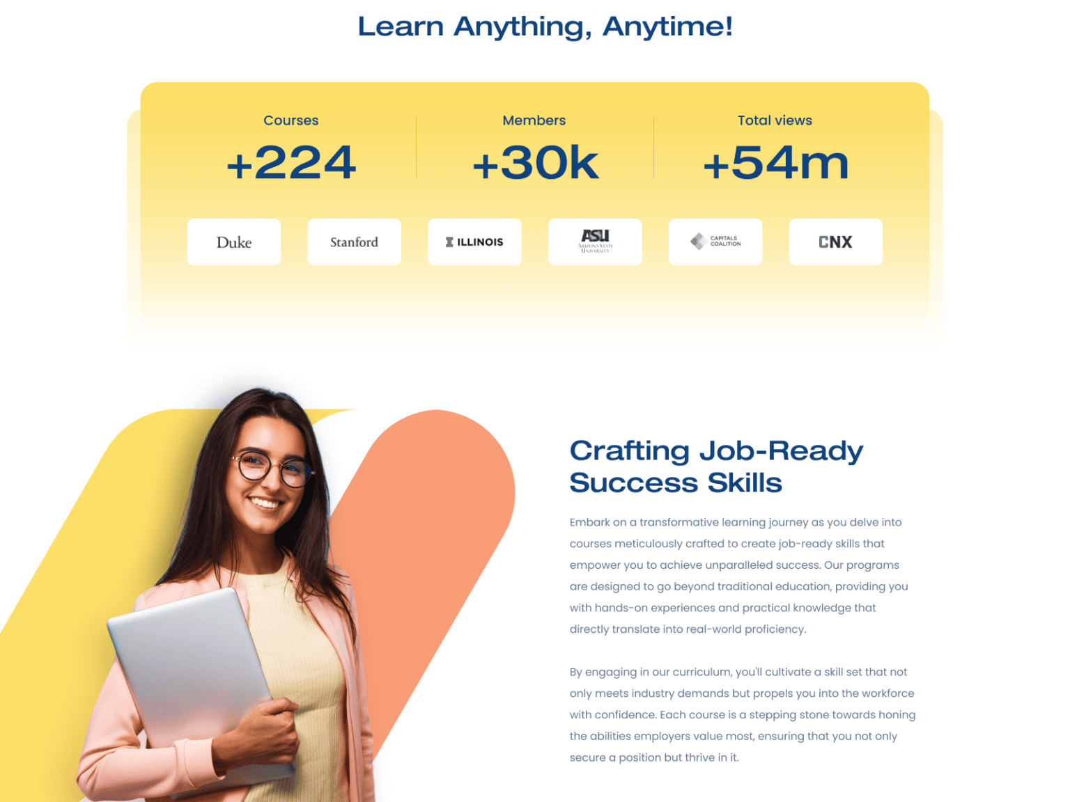 Bricksable - Online Learning Template